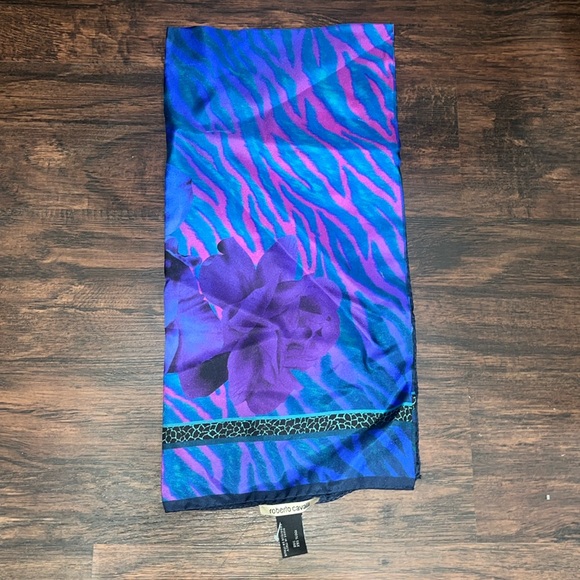 Roberto Cavalli | Accessories | New Roberto Cavalli Silk Scarfbeautiful ...